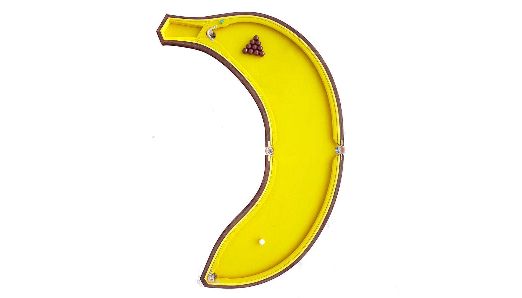 This odd-shaped pool table has us going bananas | Robb Report Malaysia