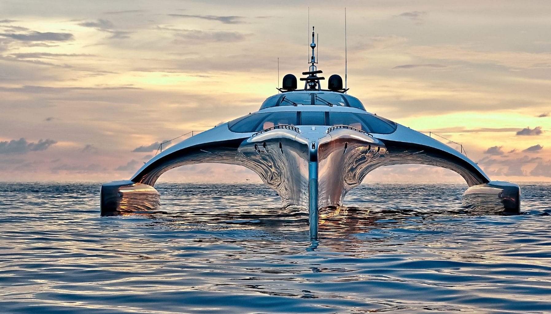 This Fantastic Trimaran Yacht Adastra Has Sailed Around The World, And ...