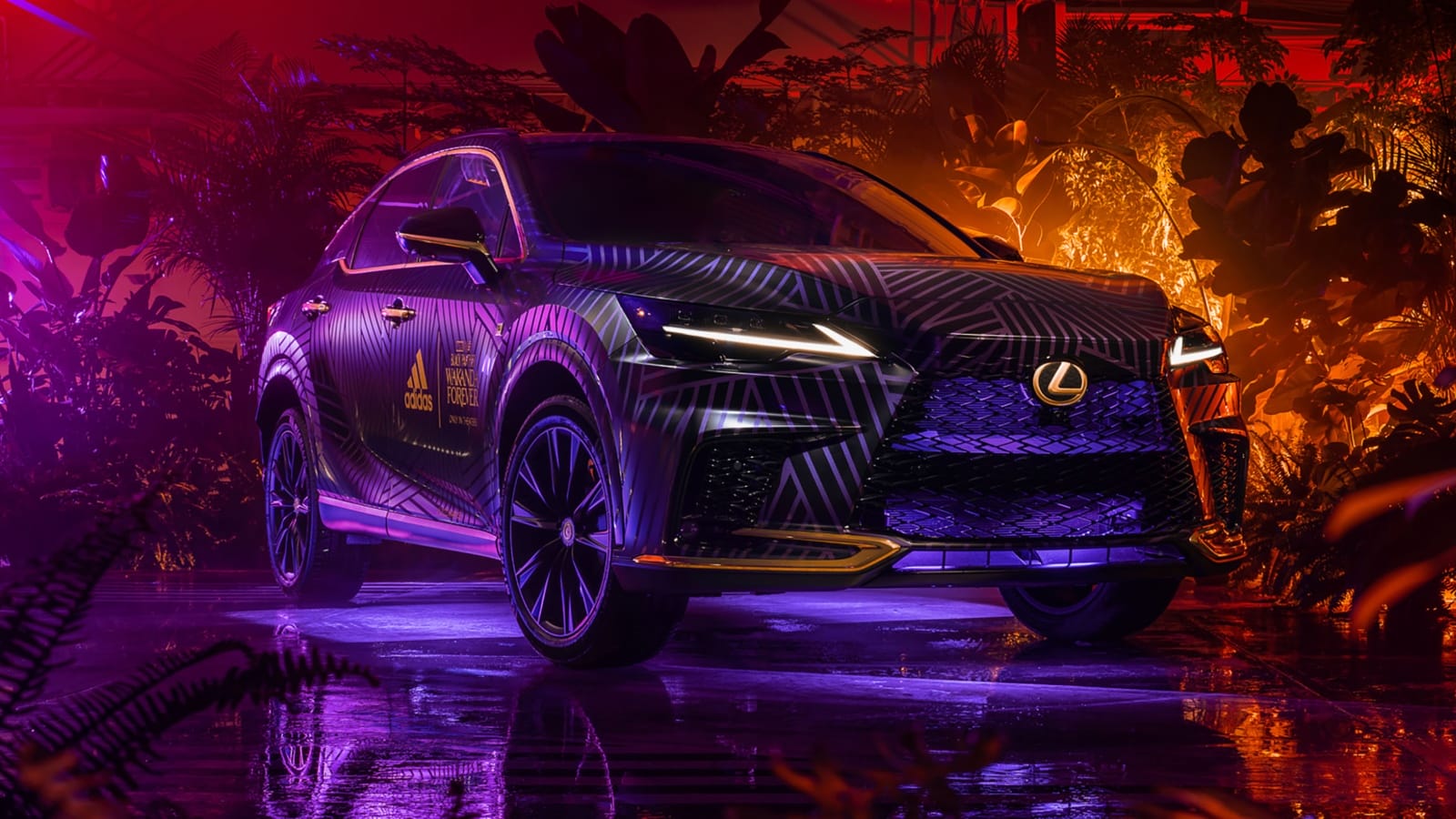 Lexus And Adidas Bring The Spirit Of Wakanda With New Purple SUV | Robb ...