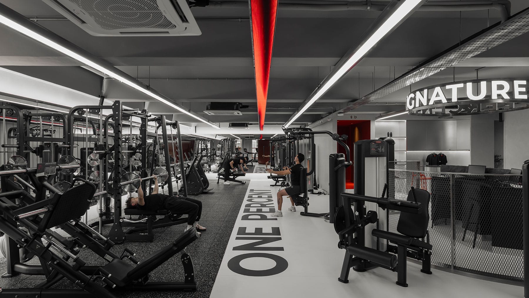 Dare Solution Brings Ultramodern Gym Design To One Percent Fitness ...